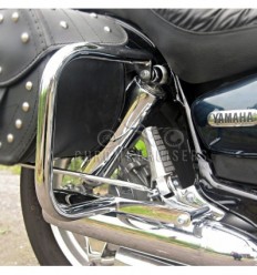 Triumph Rocket 3 Chrome Rear Crash Bars Saddlebag Guards