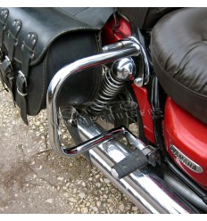 Triumph Rocket 3 Chrome Rear Crash Bars Saddlebag Guards