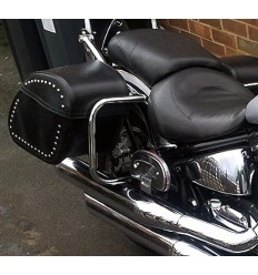 Triumph Rocket 3 Chrome Rear Crash Bars Saddlebag Guards