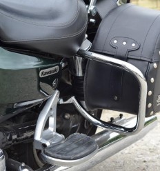 YAMAHA XVS950 MIDNIGHT STAR V-STAR Chrome Rear Crash Bars / Saddlebag ...
